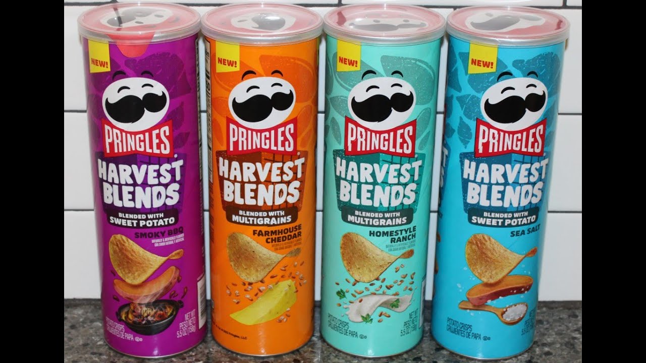 Pringles Harvest Blends: Smoky BBQ, Farmhouse Cheddar, Homestyle Ranch ...