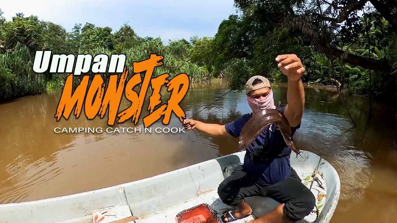 Misi Mencari Monster Monsoon Camping Catch Cook - YouTube