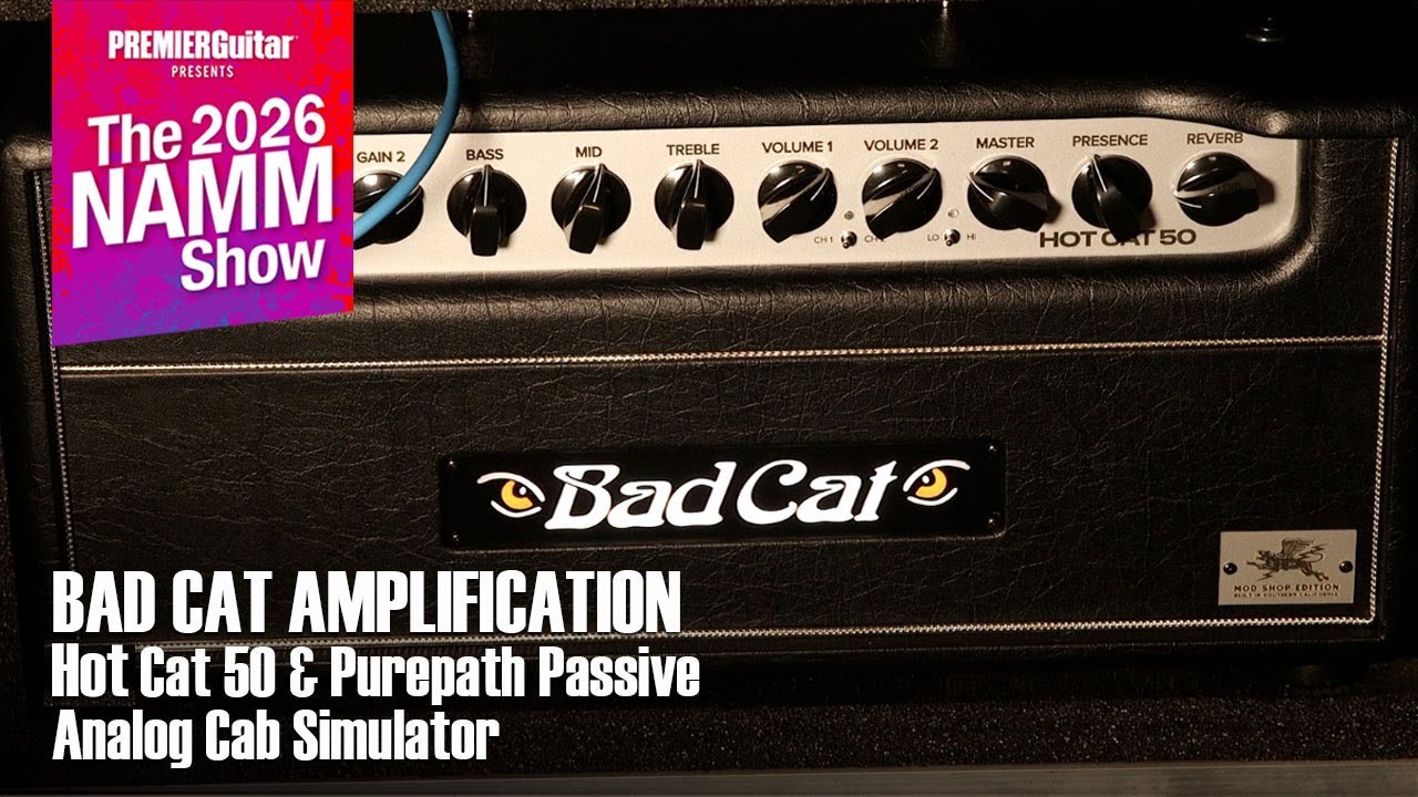 Bad Cat Amplification - Hot Cat 50 & Purepath Passive Analog Cab ...