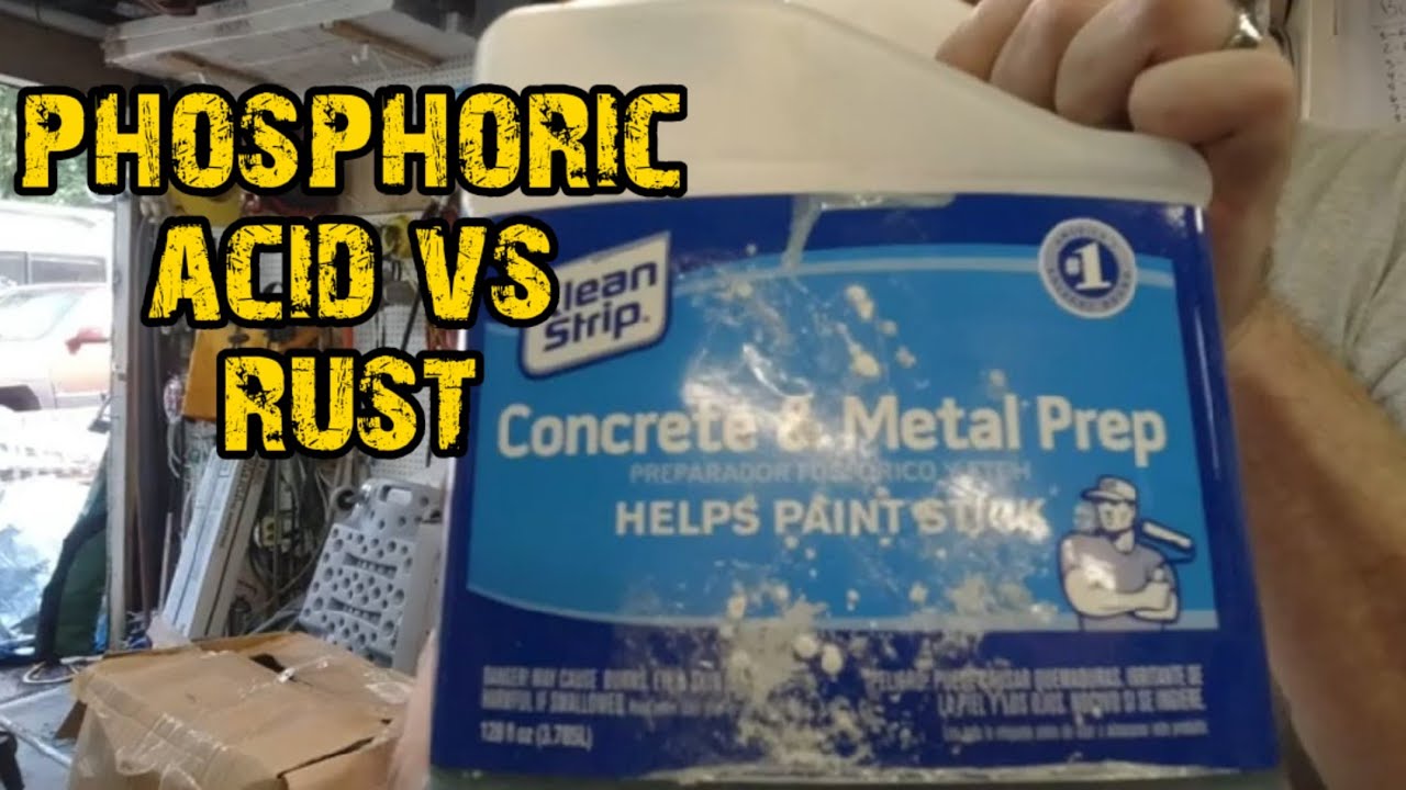 Phosphoric acid vs Rust - Madstiles - YouTube