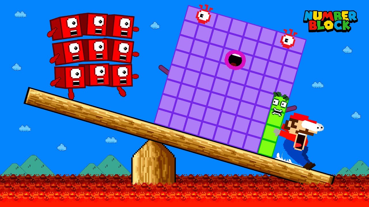 Master Balancing Numbers: Higher or Lower | Mario vs Number 1 to 100 ...