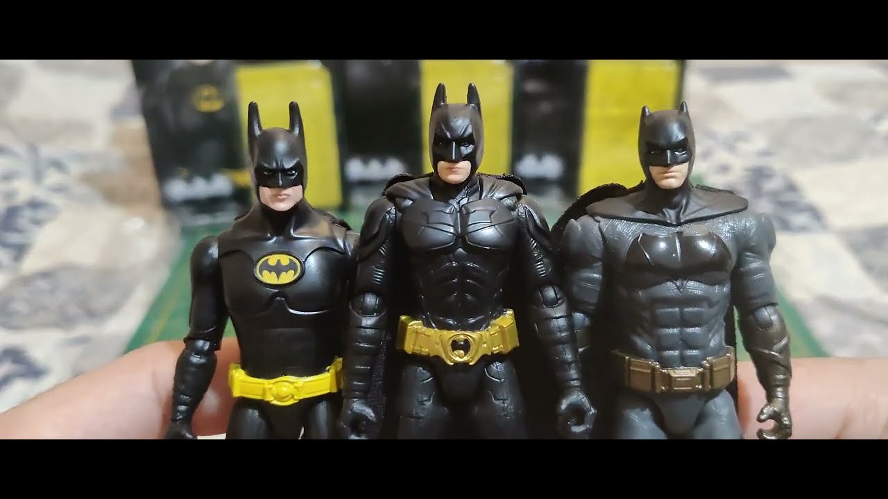 Batman 85th Anniversary 3-Figure Set by Spin Master Unboxing & Review ...