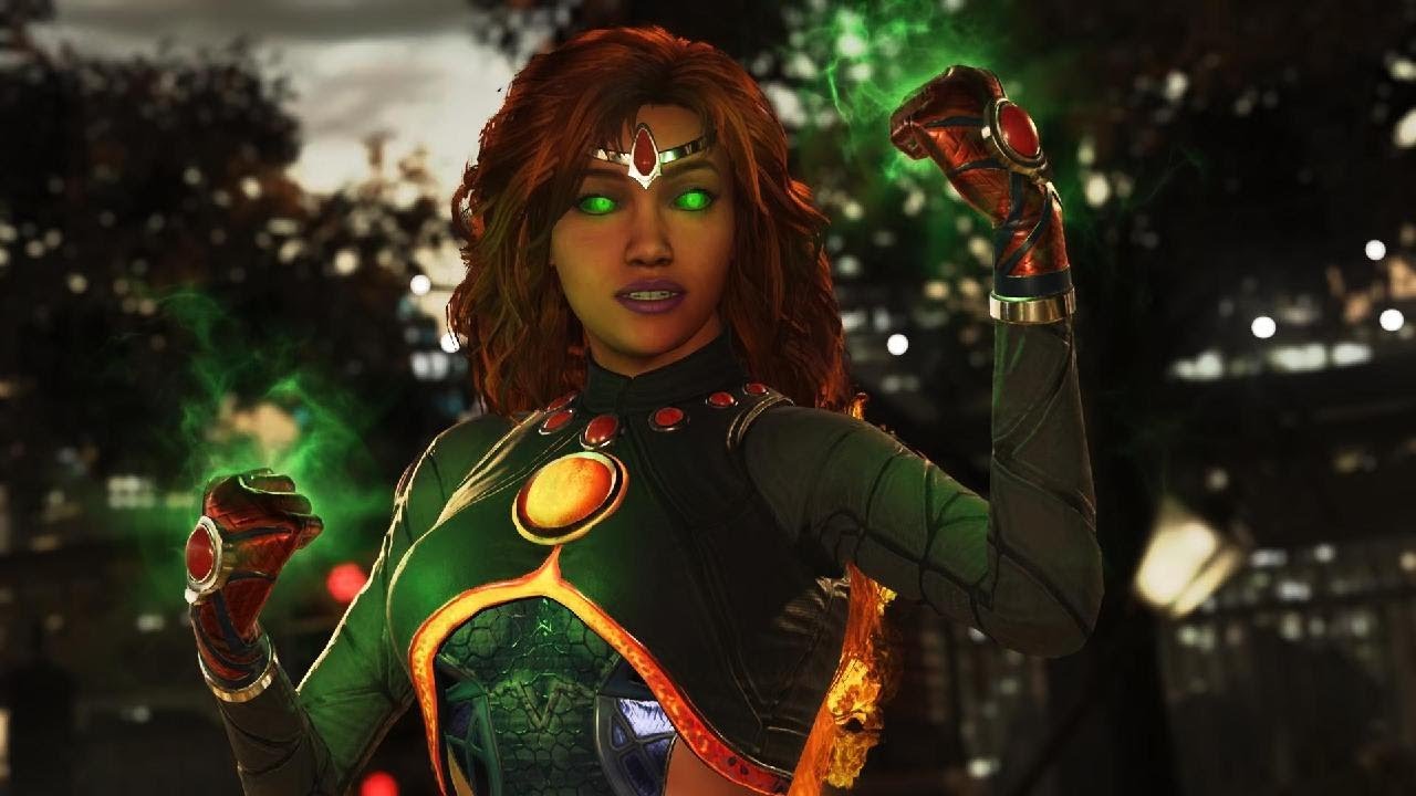 Injustice 2 Starfire Vs Starfire - YouTube