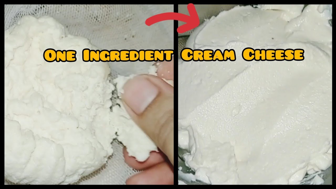 Best Use Of Spoiled milk | Homemade Cream Cheese | One Ingredient -10 ...