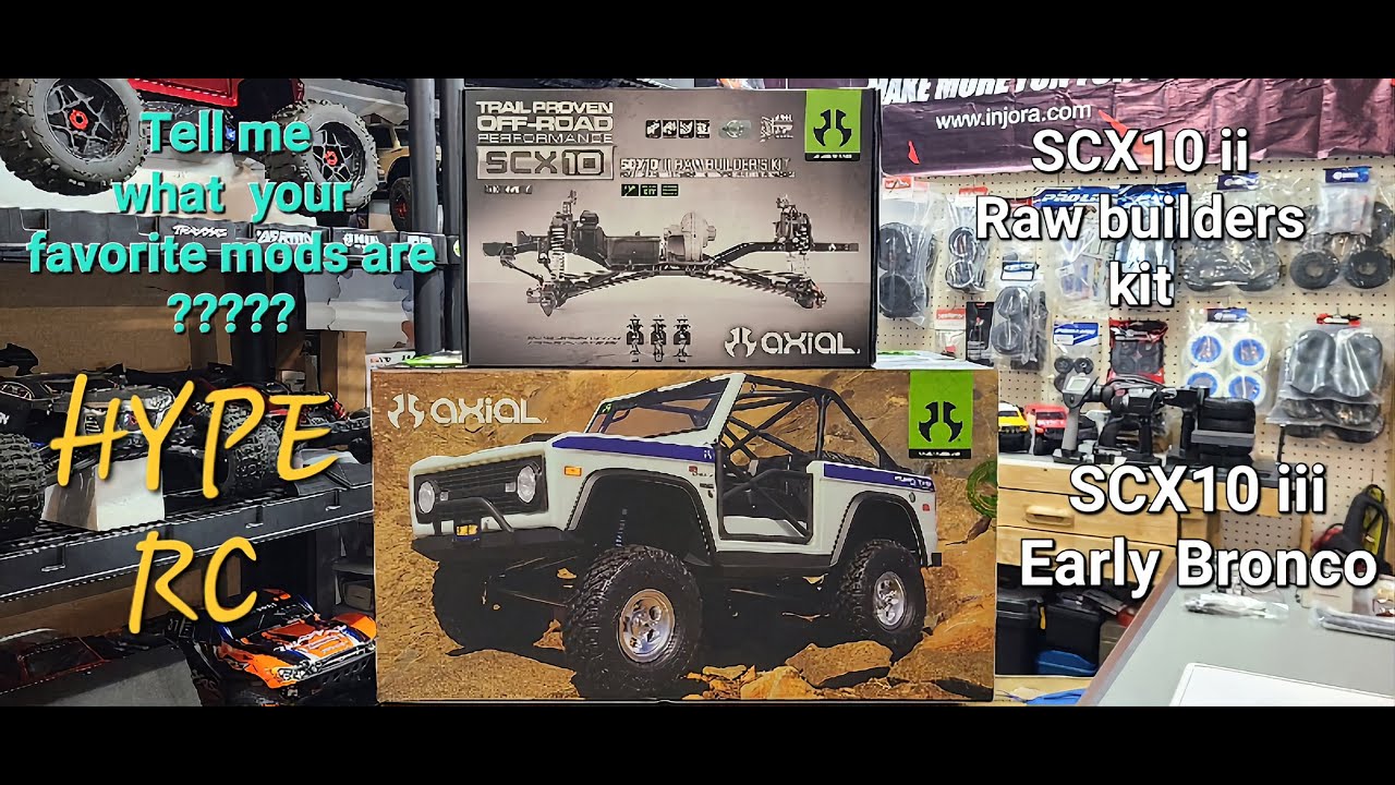 Axial SCX10ii RBK and SCX10 iii Early bronco mods?????? - YouTube