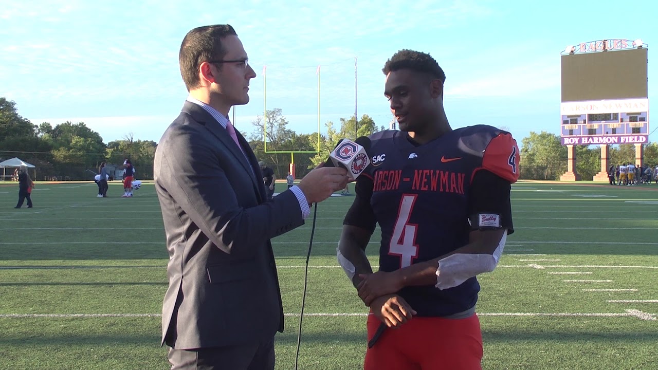 Carson-Newman Football: Sherron Jackson Recaps Mars Hill 10-13-18 - YouTube