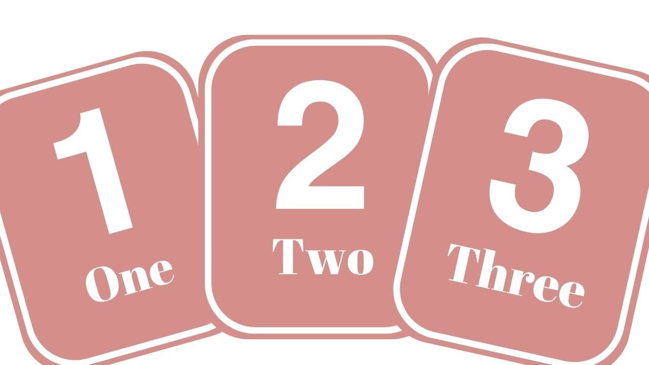 One Two Three Counting, ABCD, 1234 Numbers#123numbers #123 #numbers ...