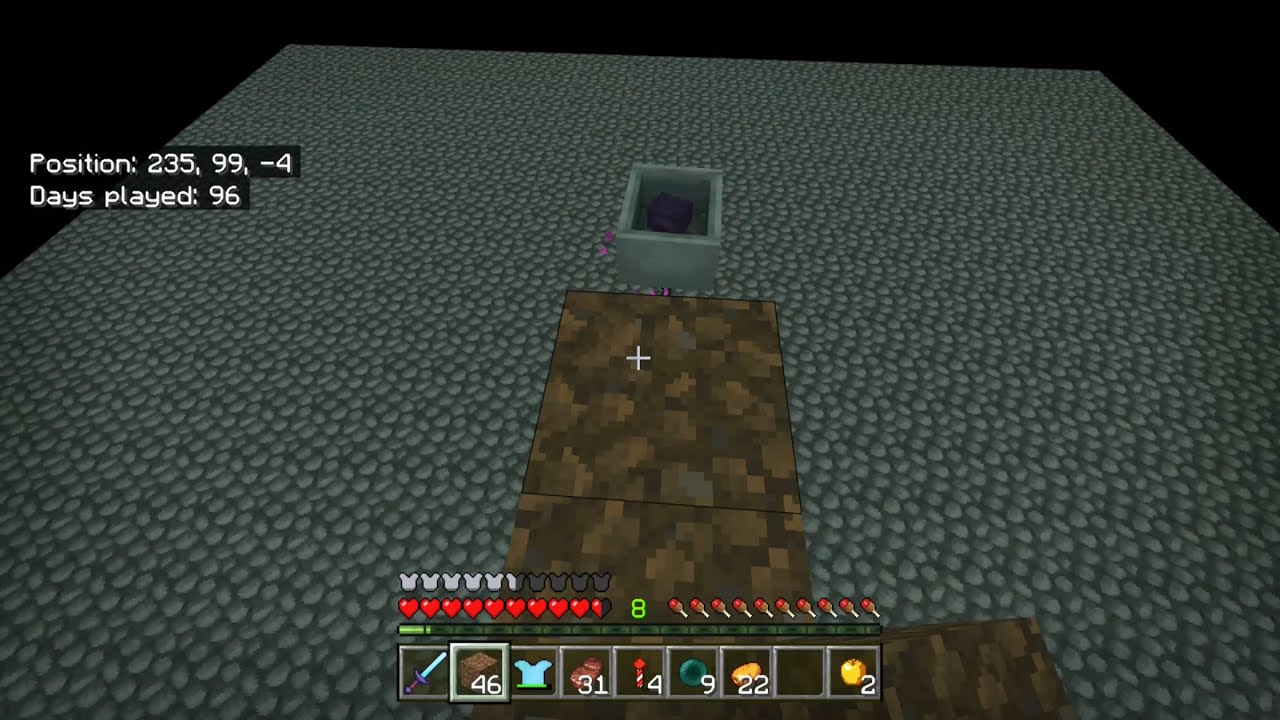 minecraft hard mode survival with shaders day 90 - day 100 endermen ...