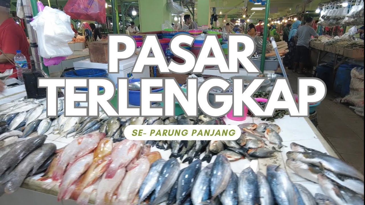 PASAR TERLENGKAP SE PARUNG PANJANG - YouTube
