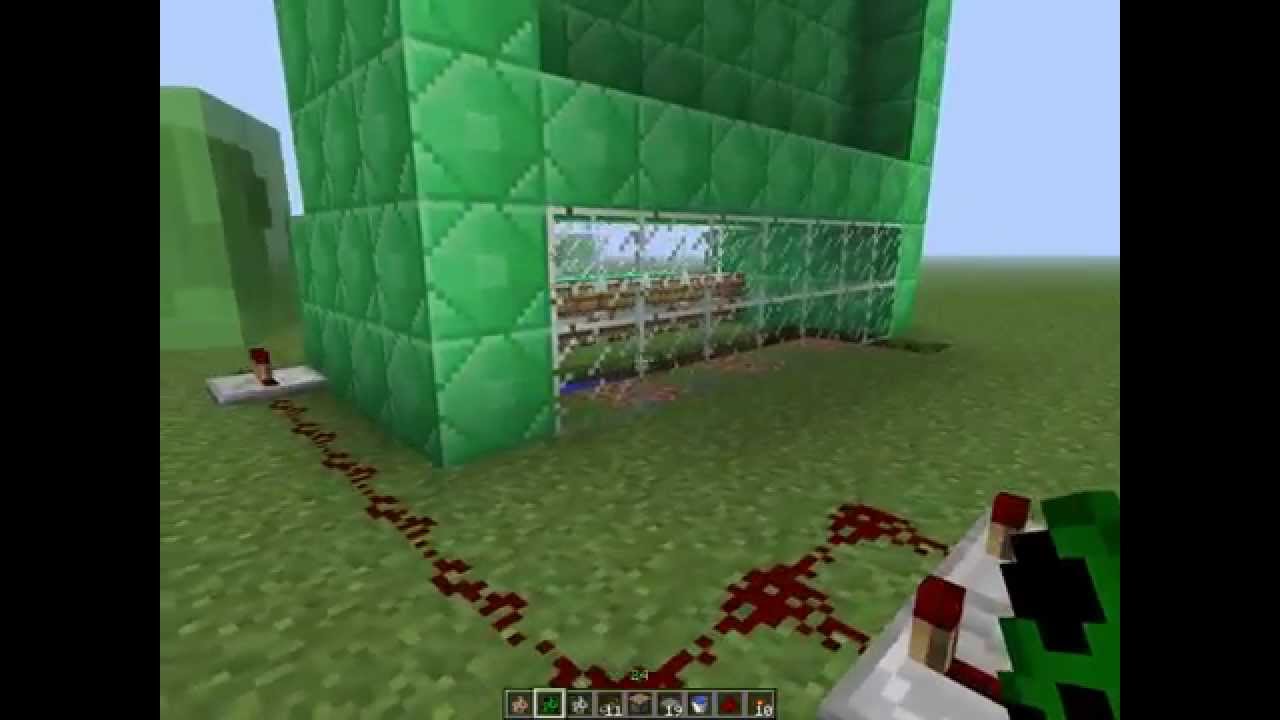 Minecraft Piston Mob Farm + Collection Point - YouTube
