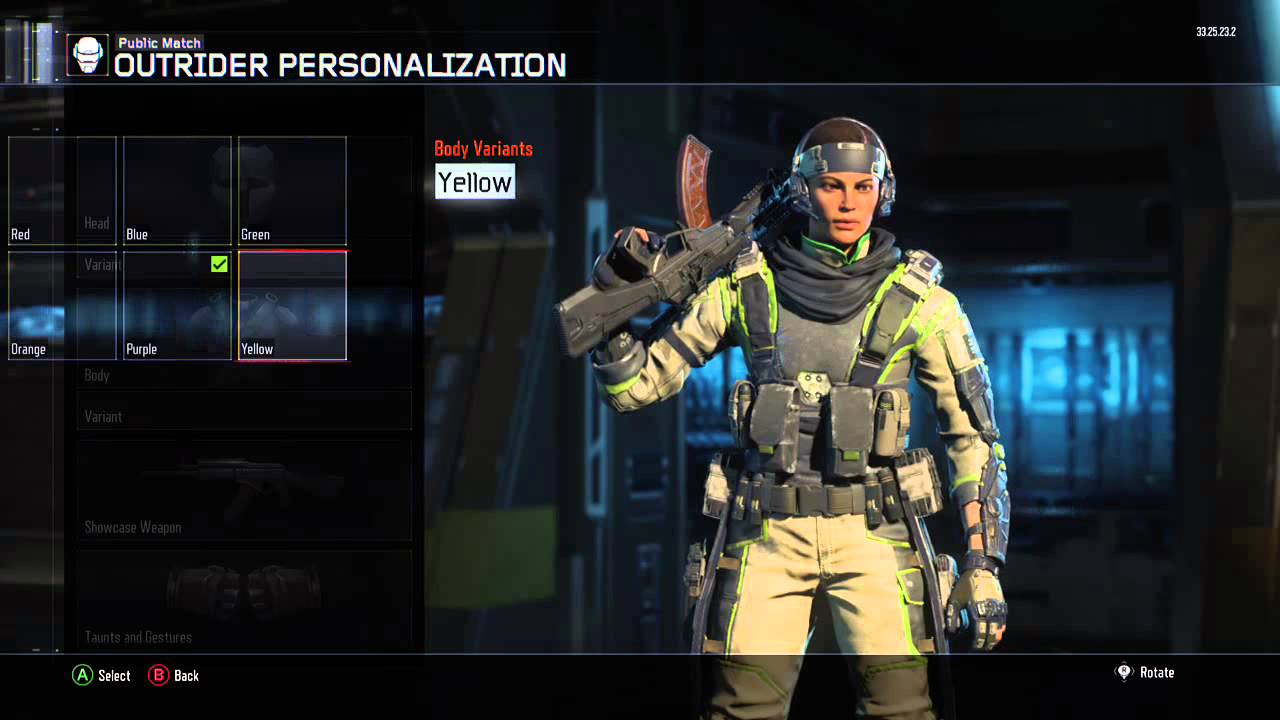 All CHALLENGE Based Outrider Outfits (BO3 Specialists) - YouTube