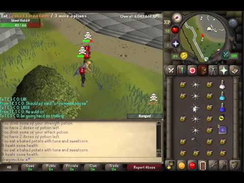 RuneScape - Low Level Range/Gmaul High Risk Pking Vid #4 | 110M+ in ...