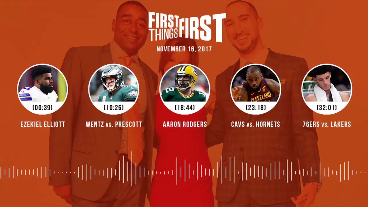 First Things First audio podcast(11.16.17)Cris Carter, Nick Wright ...
