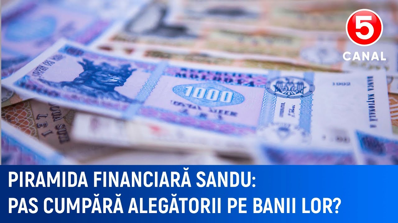 Piramida financiară Sandu: PAS cumpără alegătorii pe banii lor? - YouTube