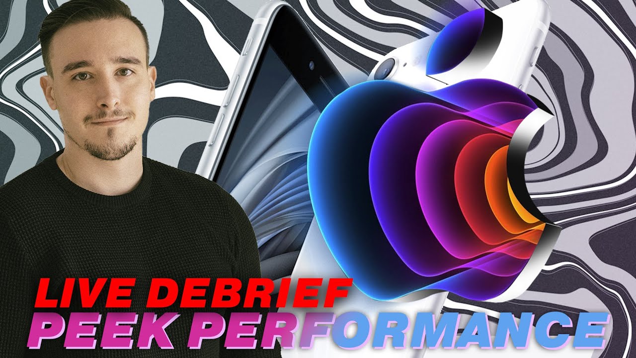 Apple Peak Performance: iPhone Se3, Mac Studio, iPad Air 5 et Studio display! (Live) - YouTube