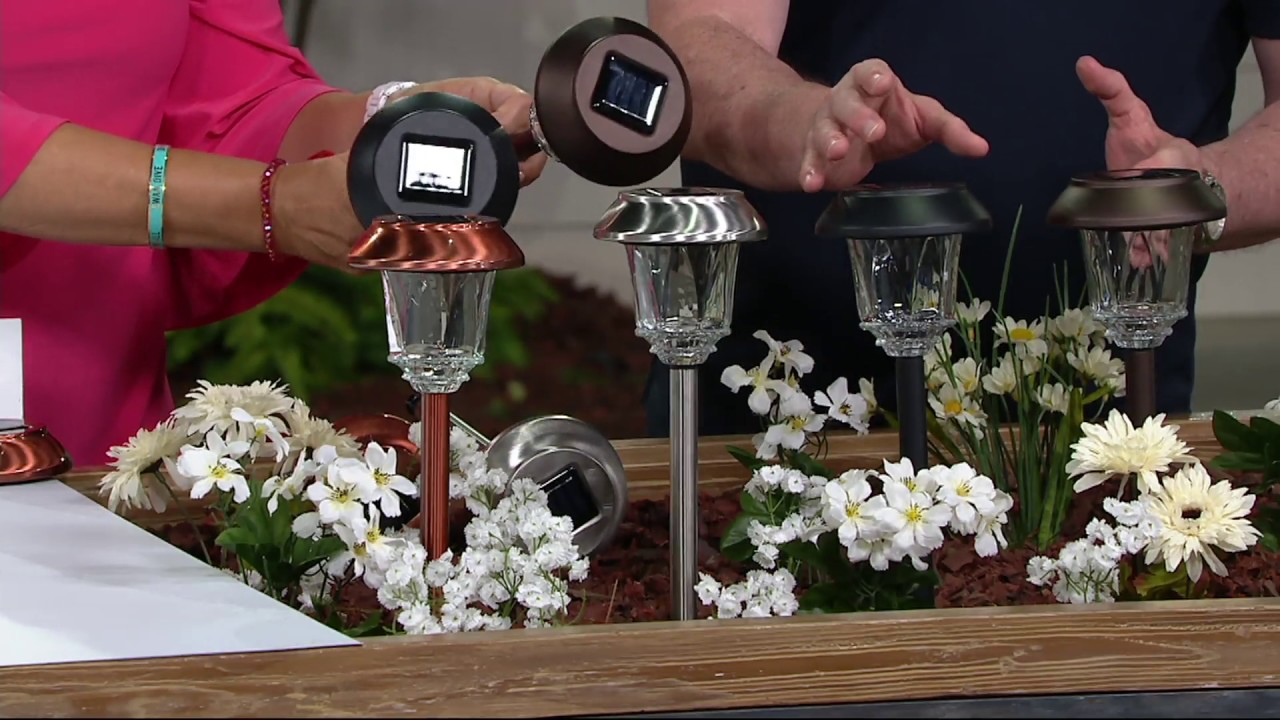 Paradise 12-piece Solar Light Set on QVC - YouTube