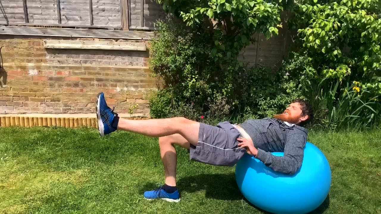 Single Leg bridge (harder to balance, improved hip and pelvis stability ...