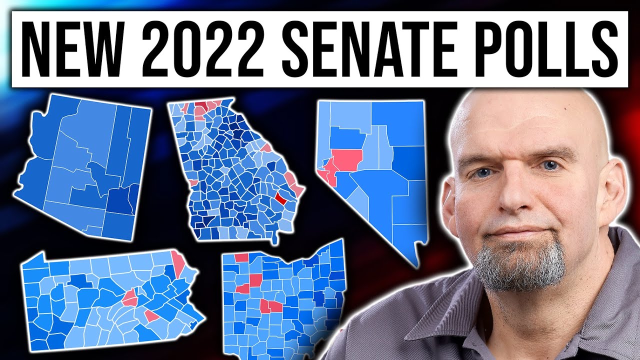 New 2022 Senate Polls From Georgia, Ariz, Penn, Nevada + More! - YouTube
