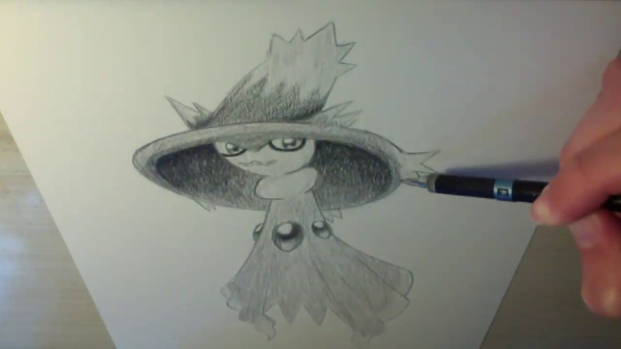 Drawing all the Pokemon: Number 429 Mismagius - YouTube