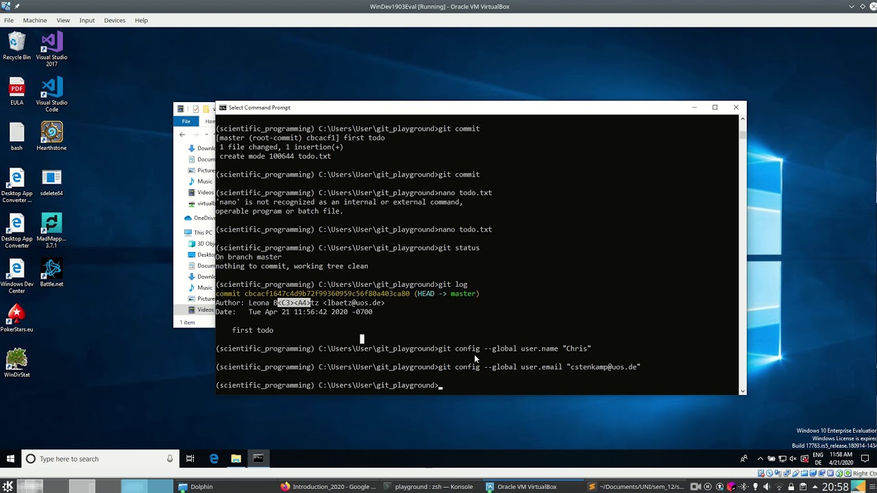 Scipy 2020 163 Introduction Howto Git Part 3 Practical Youtube 4553