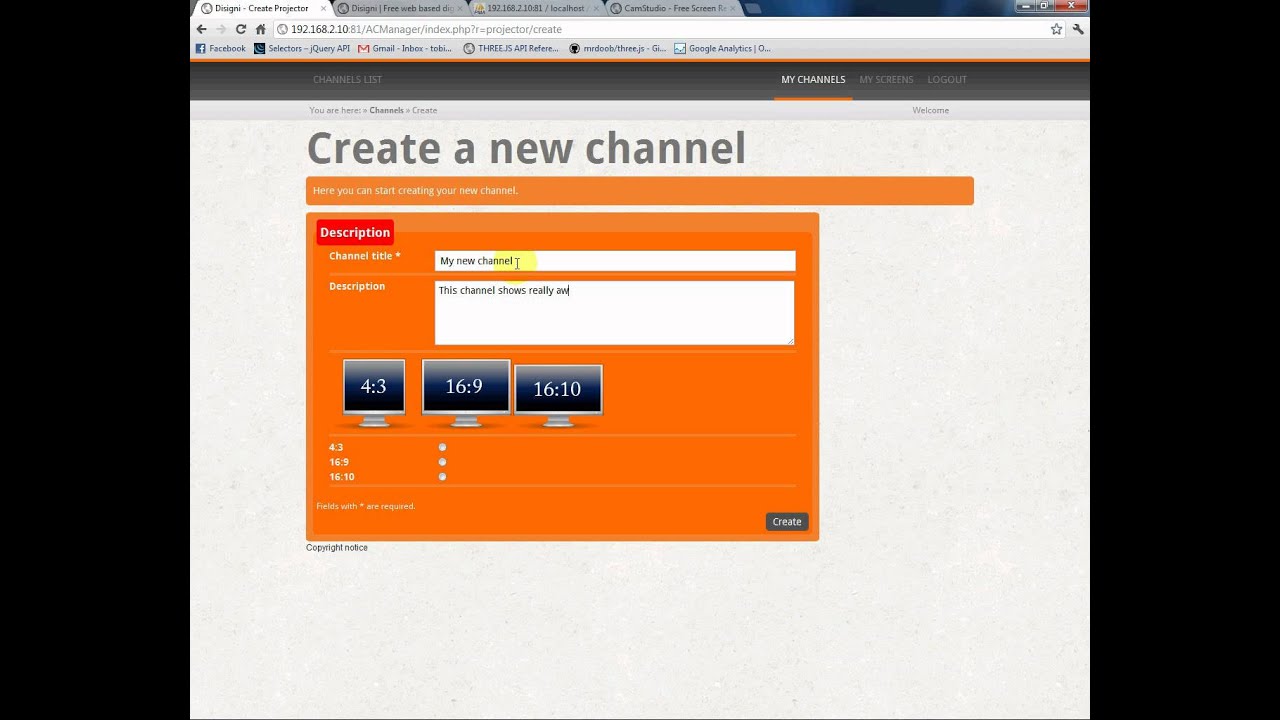 How to create a channel - YouTube