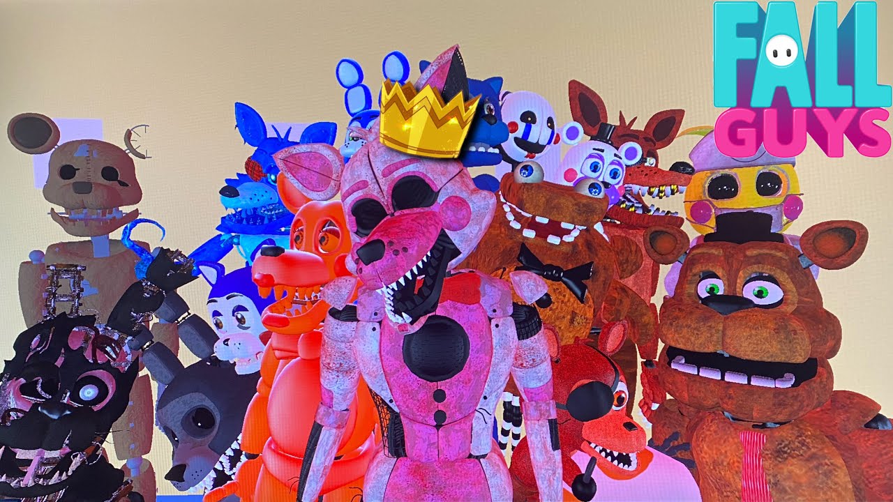 Gmod FNaF | FNaF In Fall Guys - YouTube