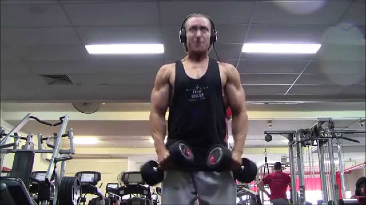 Shoulders and Biceps Triple Superset - YouTube