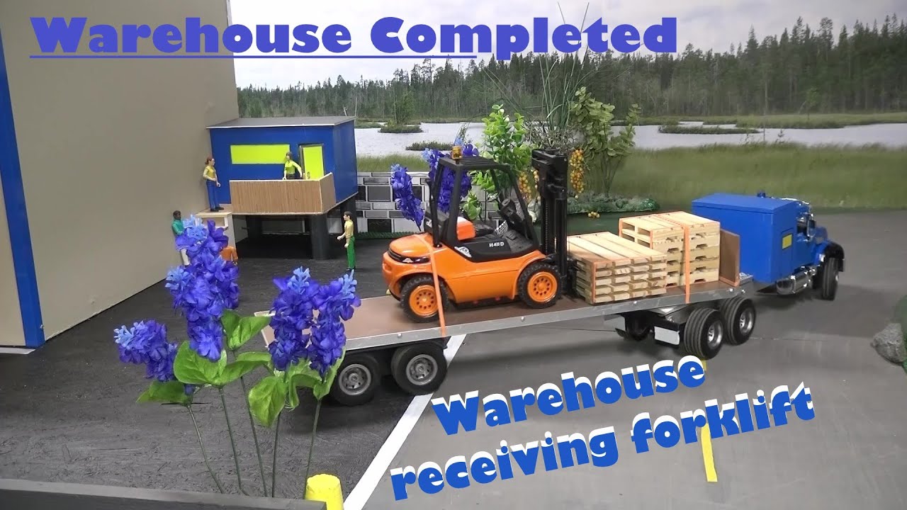 RC Warehouse Completed, RC Forklift, RC Construction Site. - YouTube