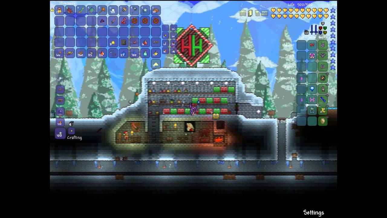 Terraria ~ Opening Presents - YouTube