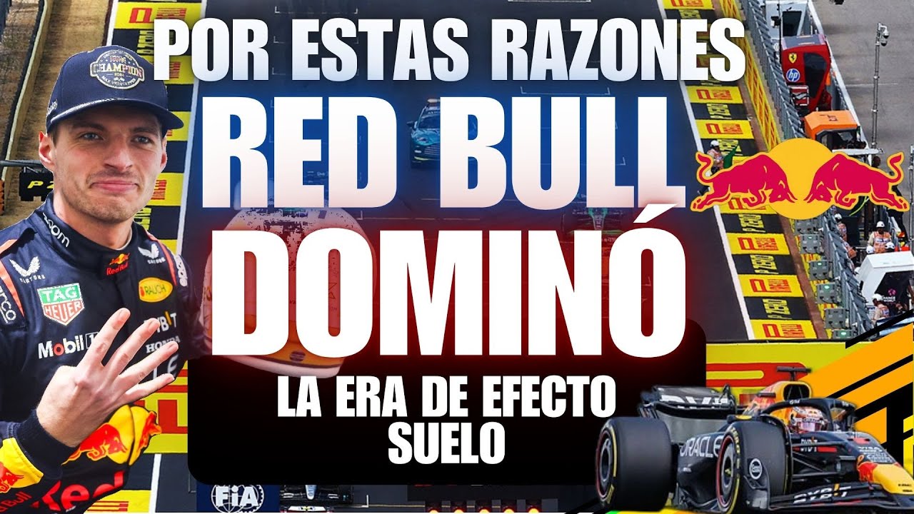 El DOMINIO de Red Bull con la era de Efecto Suelo, EXPLICADO 🔥 - YouTube
