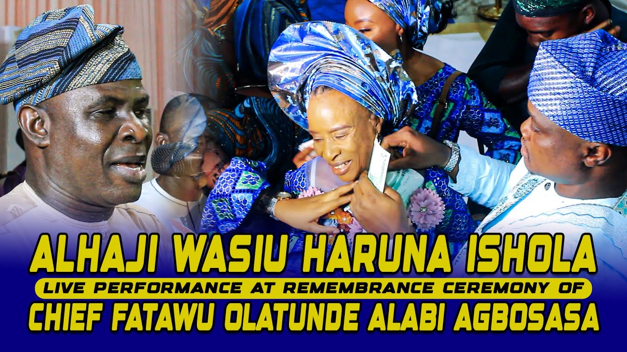 Wasiu Haruna Ishola Live Performance At Remembrance Ceremony of Chief ...