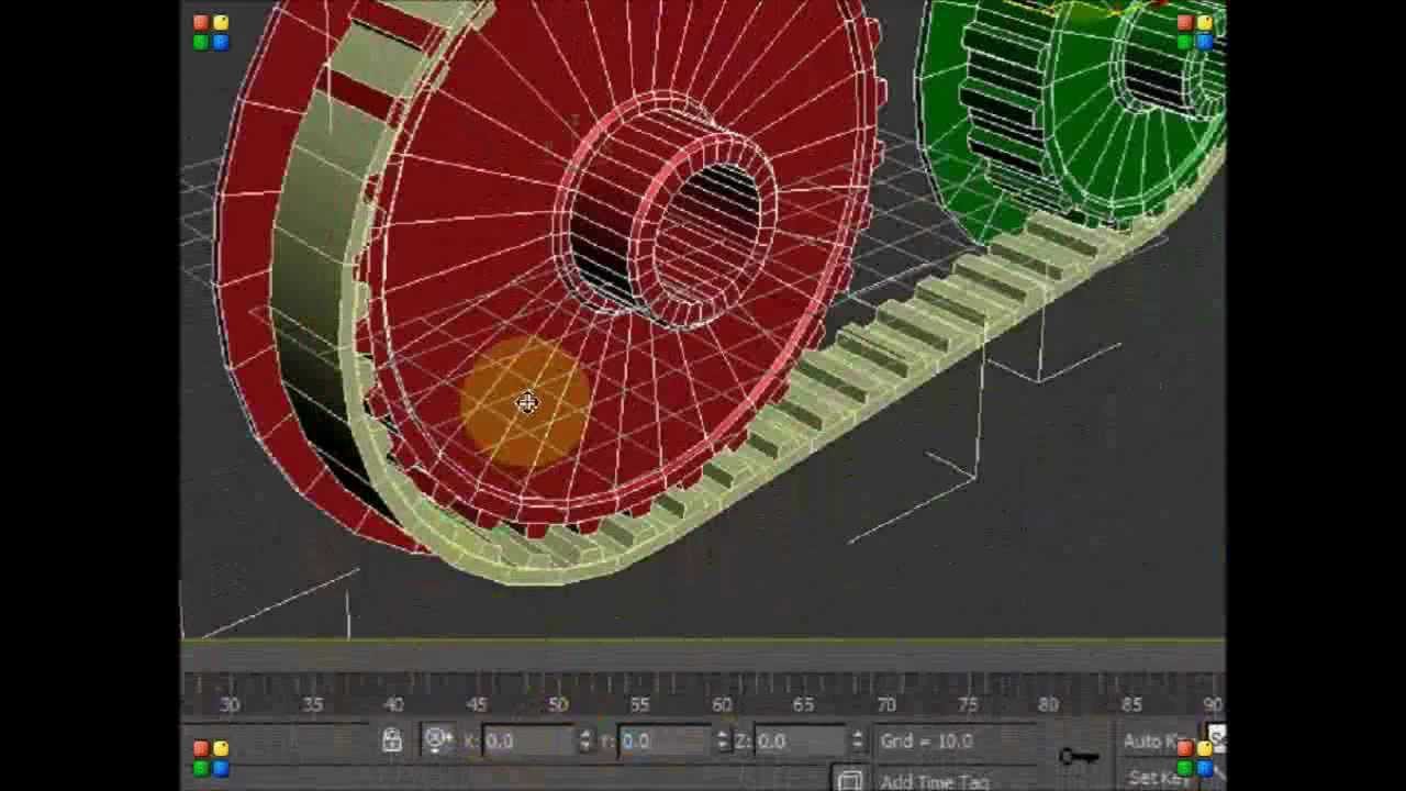 3ds Max Timing Belt Pulleys (Tutorial part 1) - YouTube