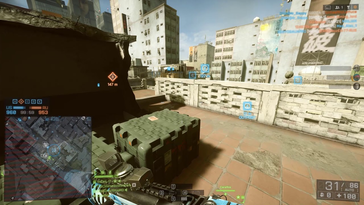 Battlefield 4 - Pearl Market Gameplay with Carathis and Vodvil - YouTube