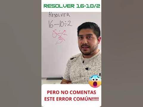 Errores comunes en matemáticas - YouTube