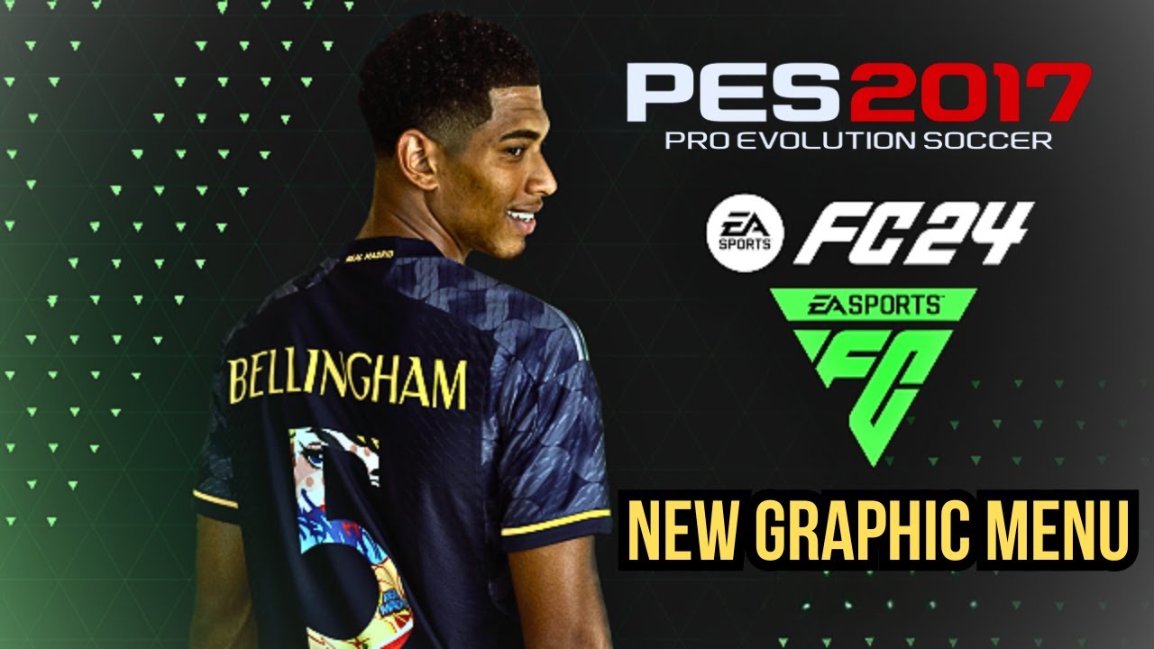 PES 2017 NEW GRAPHIC MENU FC24 | PES 2017 INDONESIA - YouTube