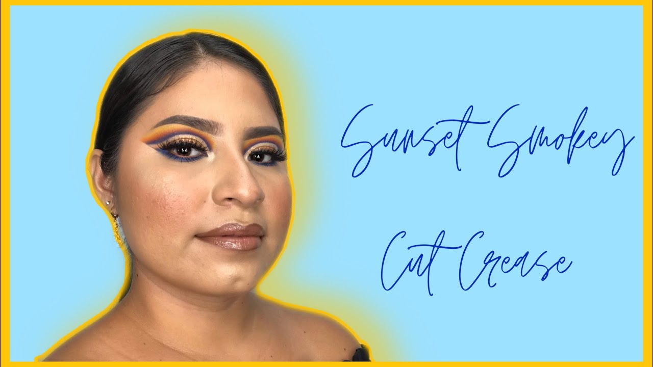 Sunset Smokey Cut Crease Makeup Tutorial Youtube