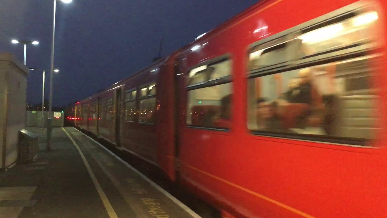 South Western Railway class 456 train arrives at Clapham Junction - YouTube