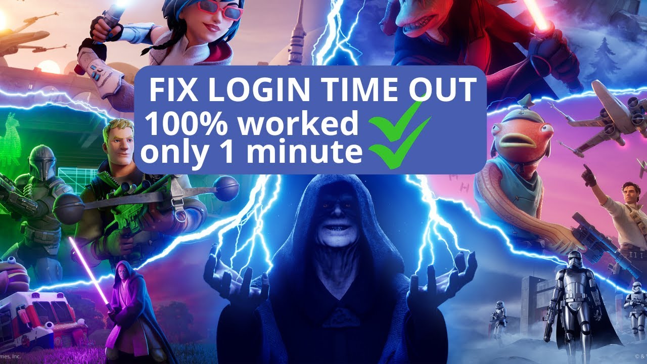 How to fix Fornite " LOGIN TIMED OUT " !! 100% work - YouTube
