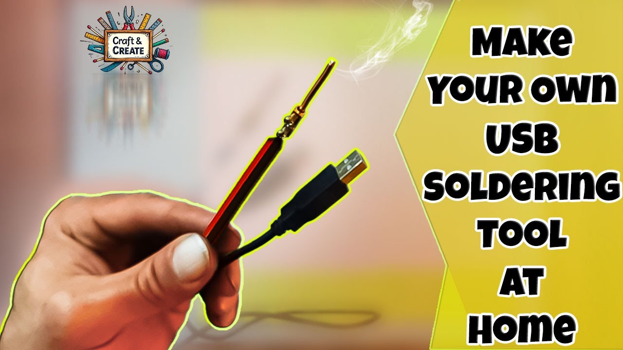 Turn a Pencil into a Powerful USB Soldering Iron – Genius DIY Hack, No ...