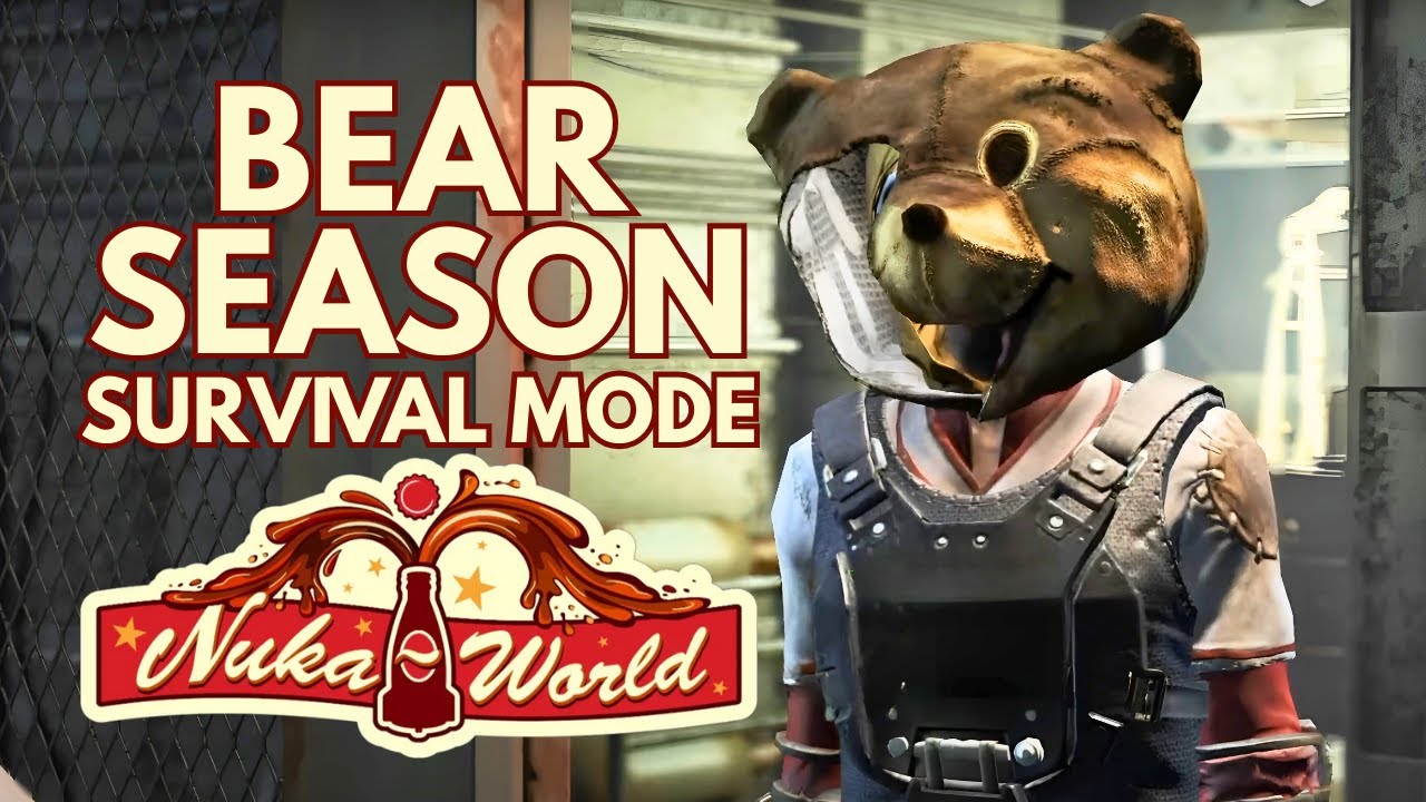 Fallout 4 Survival: Crazed Bear Declares Open Season on Nuka World ...