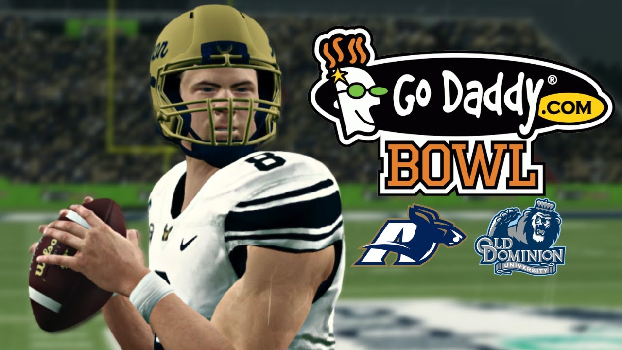 Can We Win the GoDaddy Bowl in Our FINAL Game with Akron? - YouTube