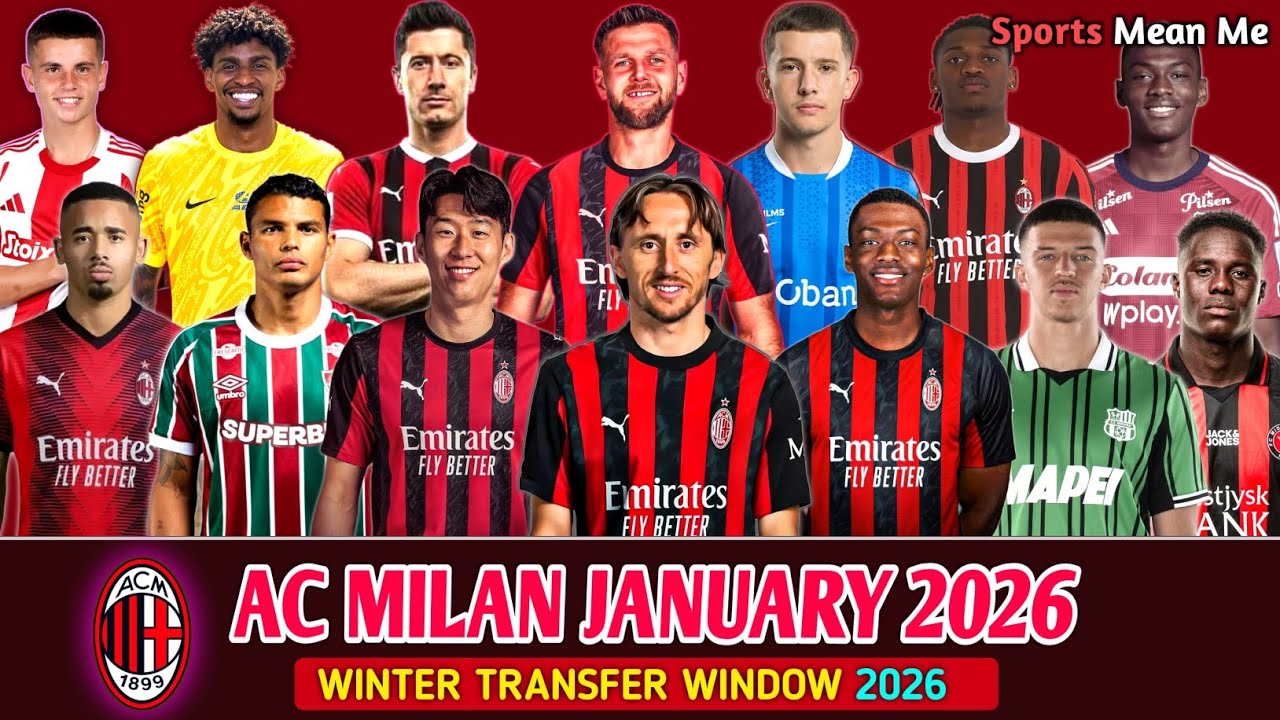 AC MILAN Potential Squad January 2026 | Ac Milan Possible Squad 2026 Ft ...