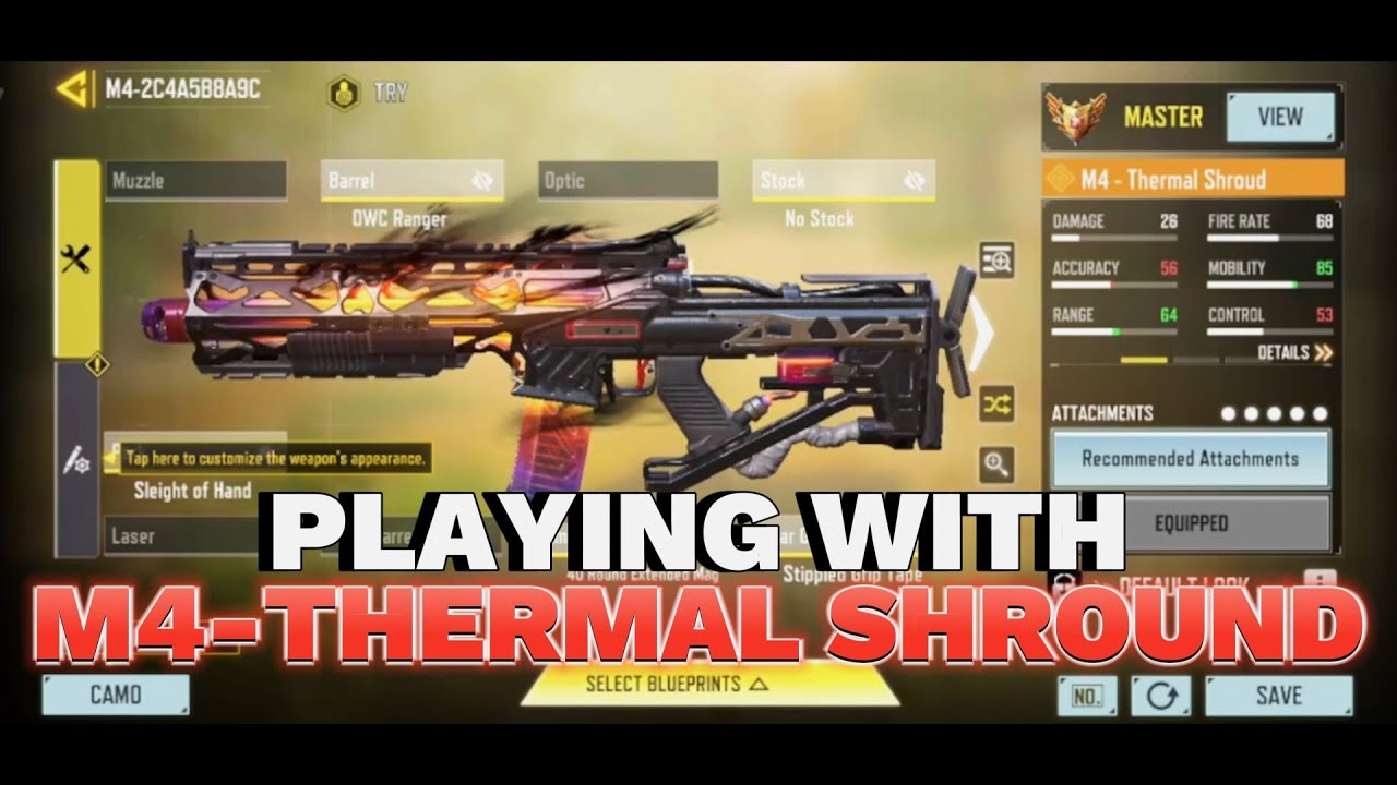 II Free Legendary Skin II M4-THERMAL SHROUND #codm #callofduty # ...