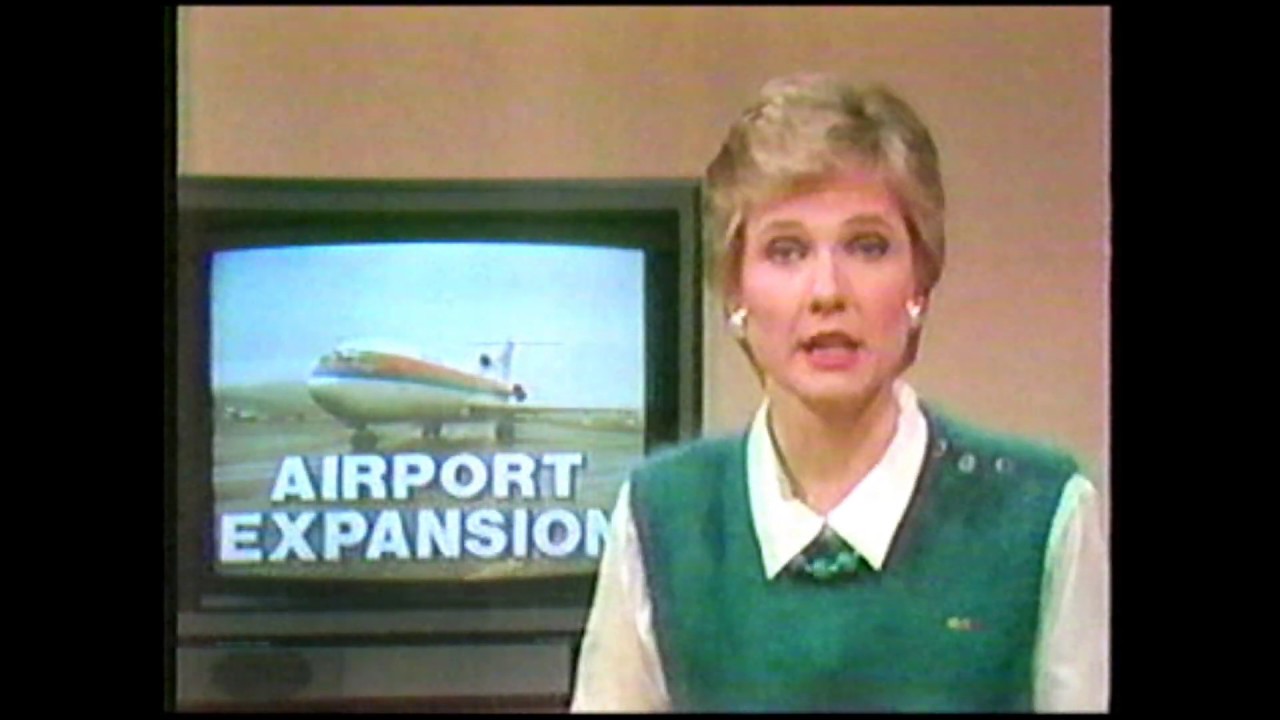 KVAL News Airport Expansion Story late 80s - YouTube