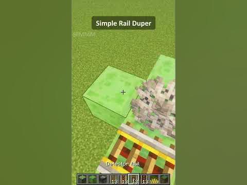 How to make Rail Duper - Minecraft #shorts - YouTube