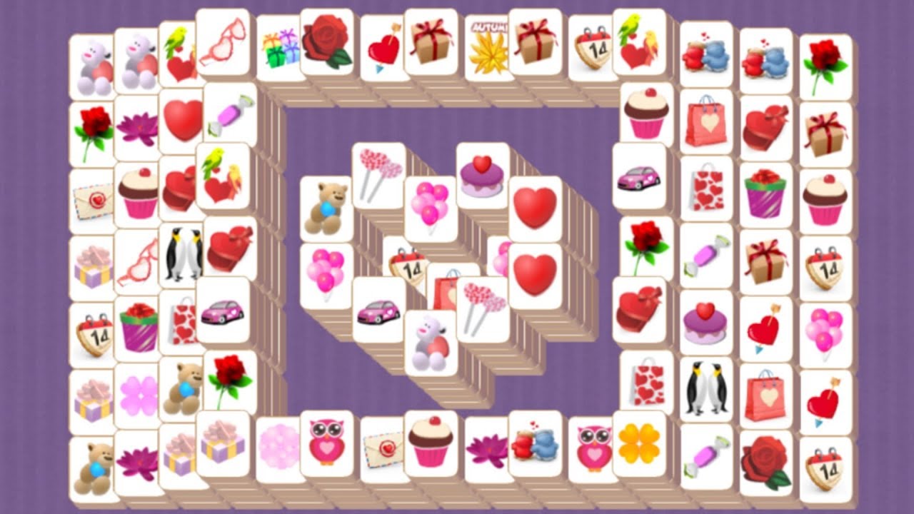 Valentine's Mahjong Tiles - YouTube