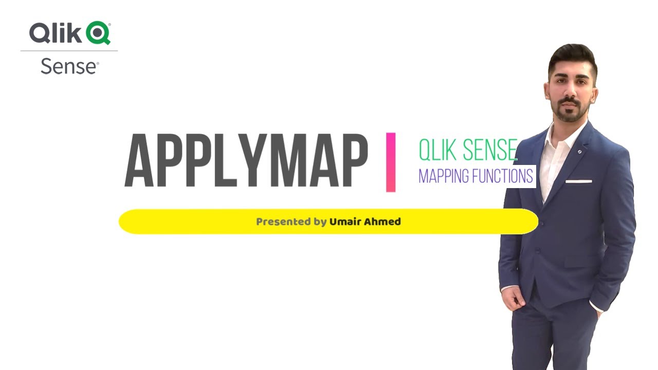 Qlik Sense Applymap Function Applymap Mapping Functions Youtube