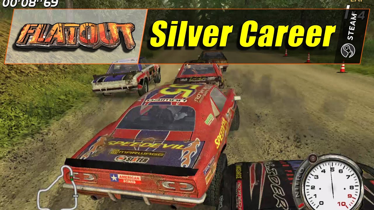 FlatOut 1 (PC) - Full Silver Career - Career #2 (1080@60) - YouTube