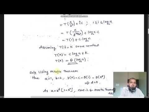 DAA - Recurrence Equation for Divide and Conquer - Substitution Method ...