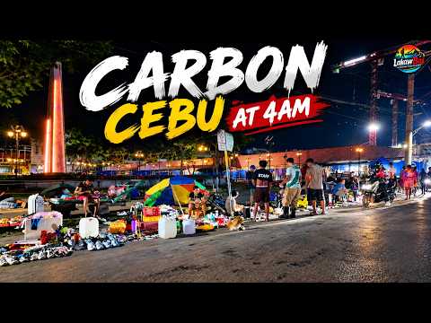 CARBON CEBU CITY AT 4AM | EARLY MORNING STREET LIFE & MARKET 2026